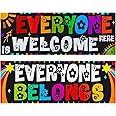 Amazon.com: First Day of School Classroom Posters Decorations, Everyone ...