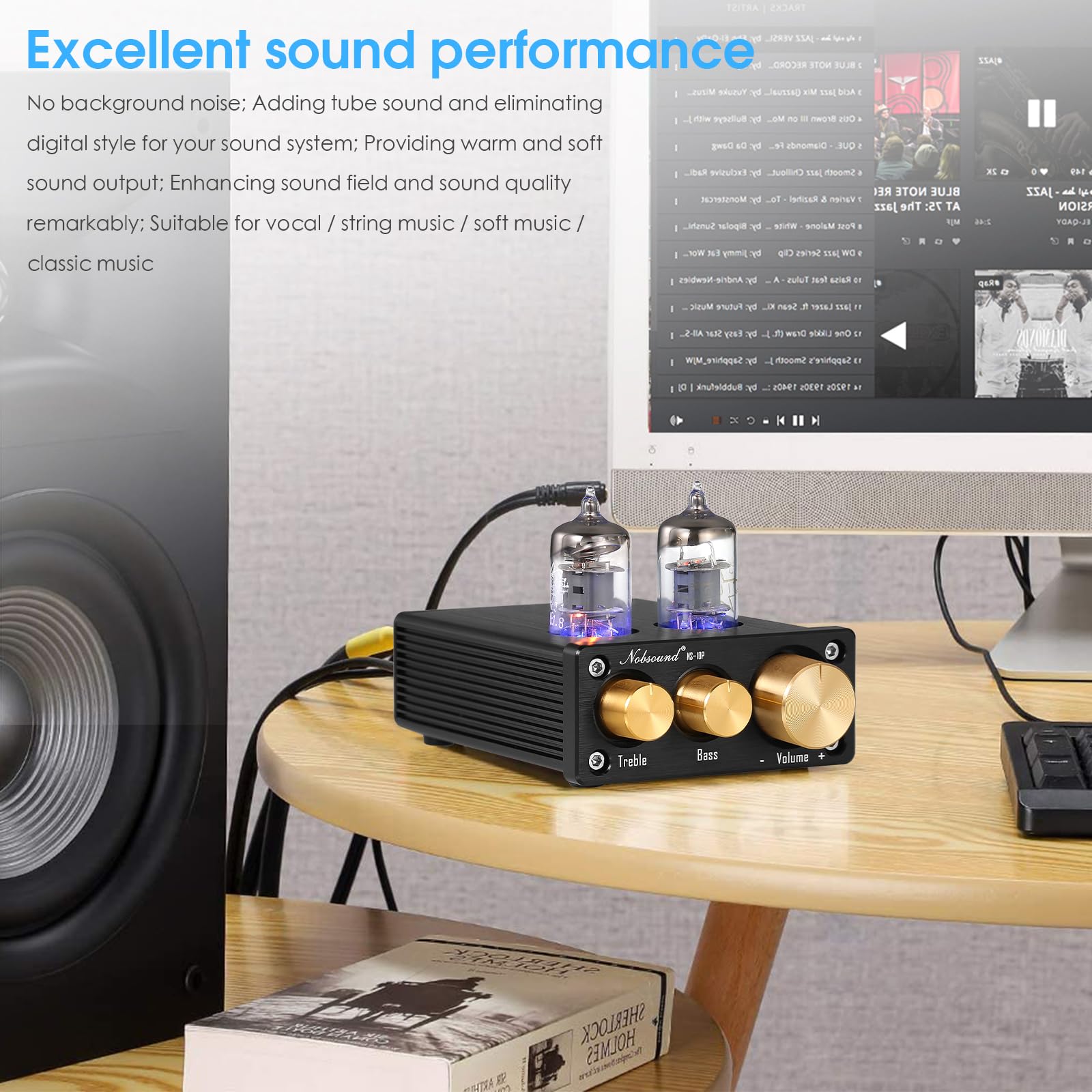 Mua Nobsound NS-10P Mini Preamplifier Valve Tube Preamp Audio Hi-Fi ...