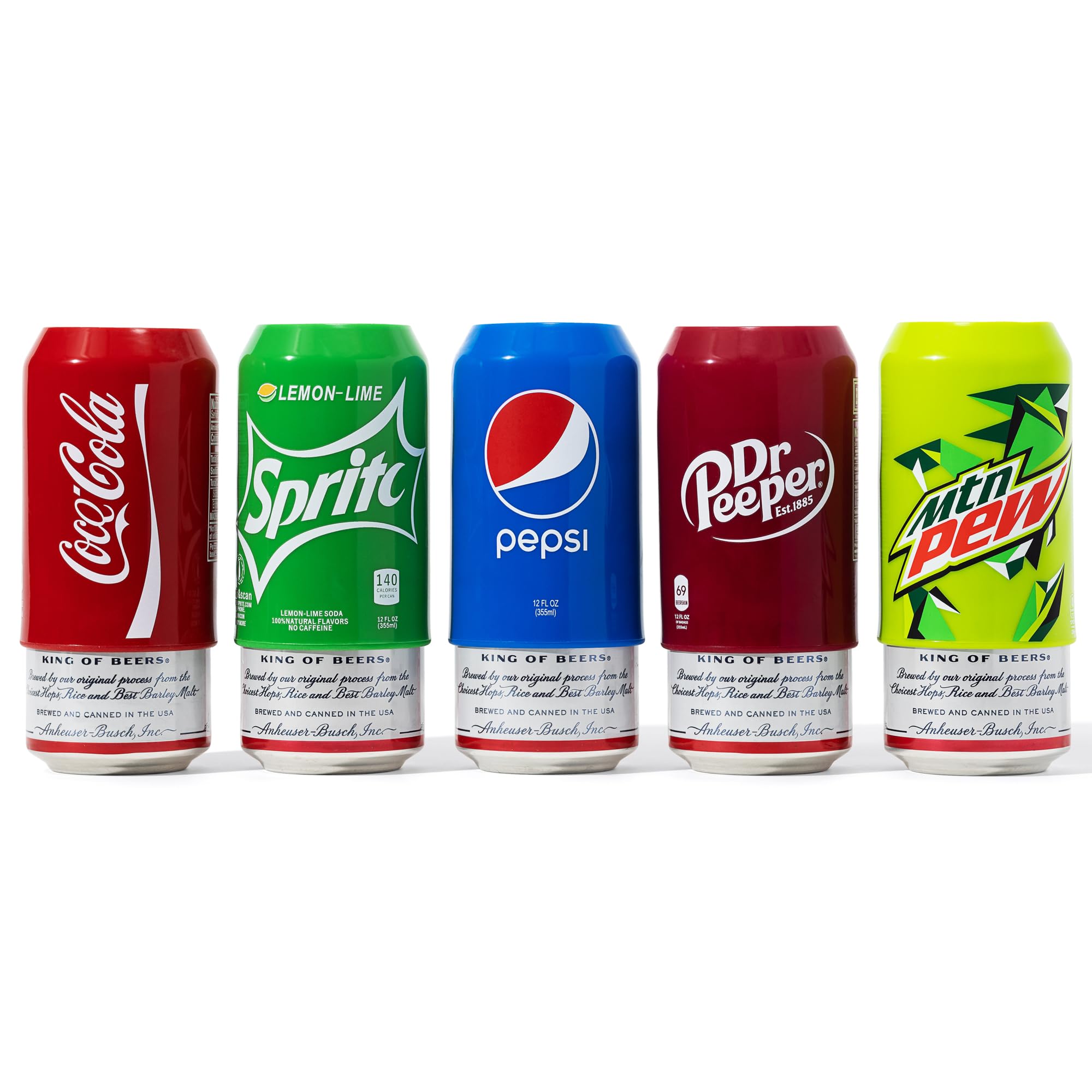 Mua 5 Pack Beer Can Covers That Look Like Soda Hide Your Beer Can ...