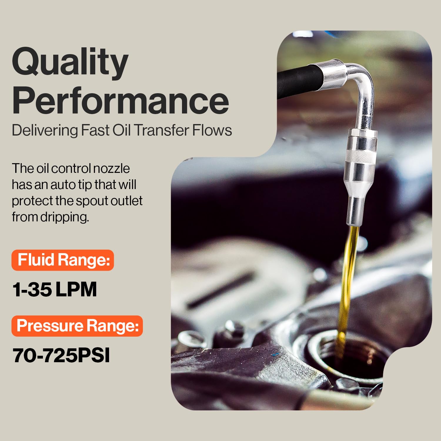 Mua SuperHandy Digital Oil Control Valve Flow Meter Dispenser Nozzle 10 GPM / 35 LPM Heavy Duty ...