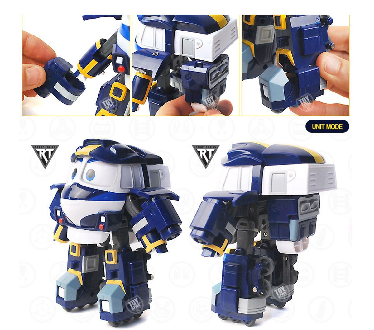 Toys Korean Animation Robot Train Transformer Train Robot character Kay ...
