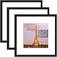 Amazon.com - upsimples 12x12 Picture Frame Made of High Definition Glass, Display Pictures 8x8 ...
