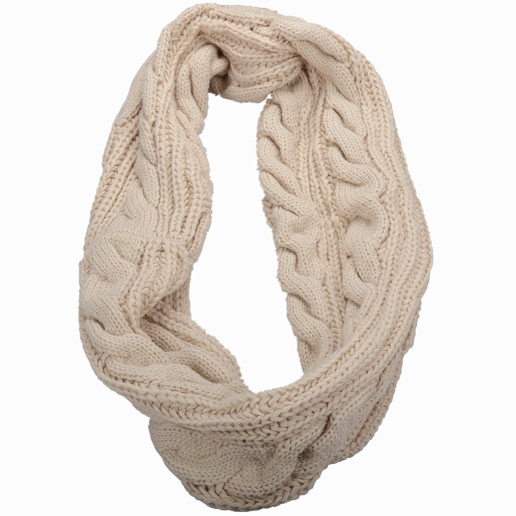 NEOSAN Womens Thick Ribbed Knit Winter Infinity Circle Loop Scarf | Buy ...
