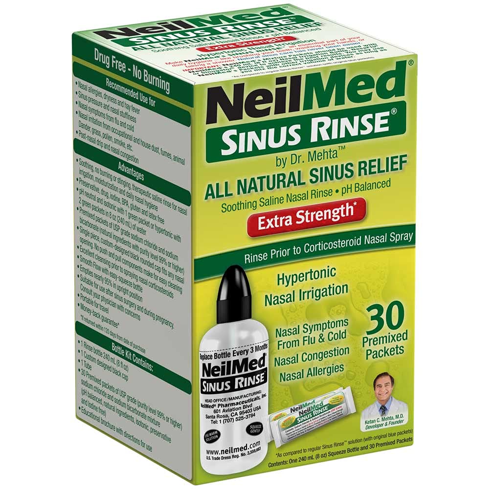 Mua NeilMed Sinus Rinse Extra Strength Hypertonic Kit with 30 Premixed ...