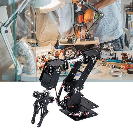 Mua Tuzoo Robot Arm, 6DOF Full Metal Mechanical Robotic Clamp Claw Kit ...