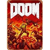 Amazon.com: Vintage Look Metal Sign Doom Slayer - Doomguy Game Movie ...