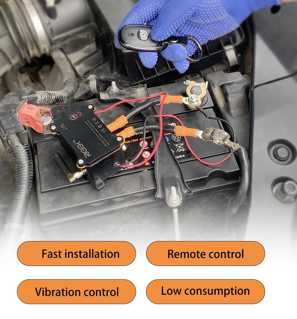 Mua Car Remote Battery Kill Switch with Vibration Control, Low Voltage ...