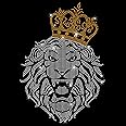 Amazon.com: INFUNLY Crown Lion Patches for Clothing Lion with Crown ...
