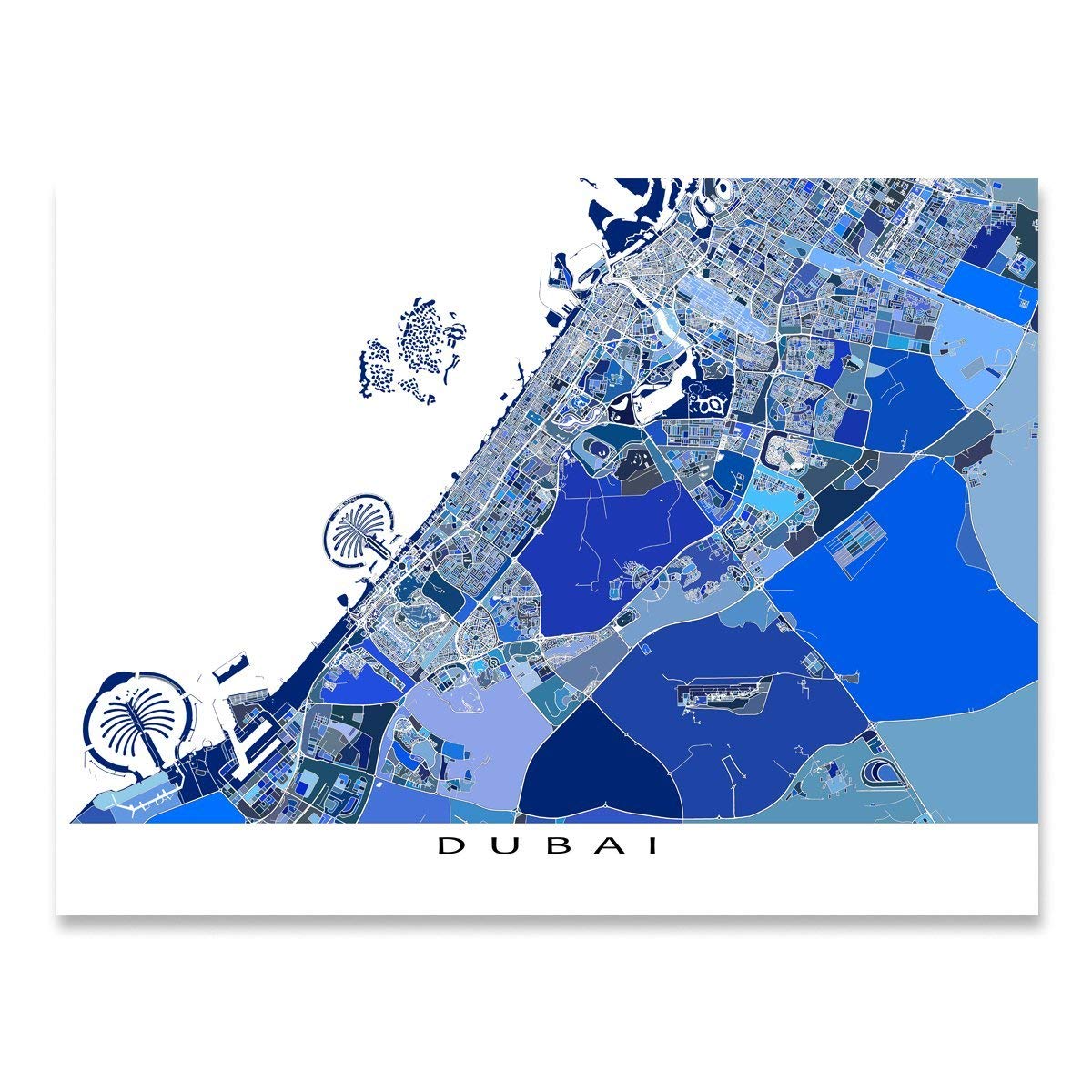 Only Map Of Dubai