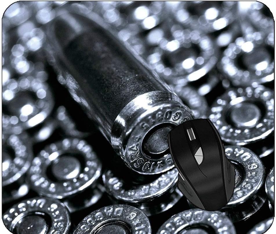 Amazon.com : Mouse Pads Weapon Bullet Bullet Mouse Mat for Computers ...