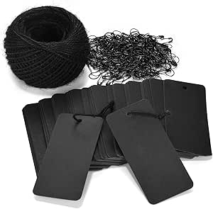 Amazon.com: LOOMY 200 PCS Marking Tags with Safety Pins and 157 Feet ...