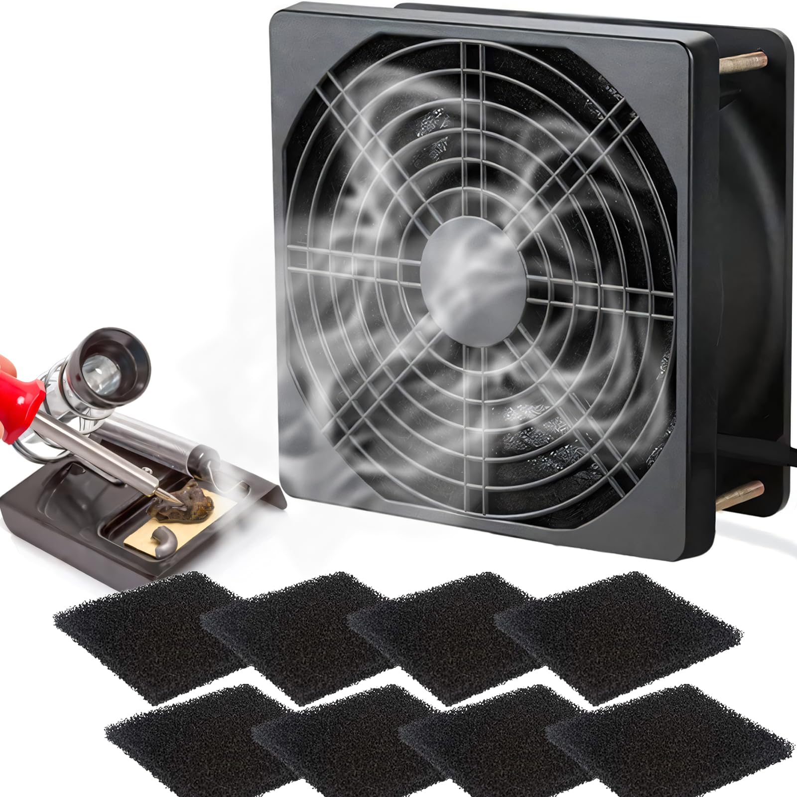 Solder Fume Extractor, Smoke Fan - Soldering Smoke Absorber Welding ...