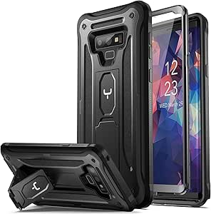 Amazon.com: YOUMAKER Kickstand Case for Galaxy Note 9, Full Body with ...