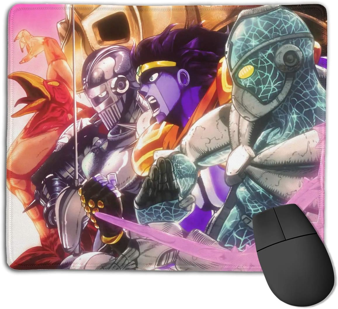 JoJo's Bizarre Adventure Non-Slip Mouse Pad Rectangle Rubber Anime ...