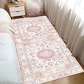 Amazon.com: Ileading Boho Pink Runner Rug 2' x 6' Non Slip Runner Rug ...