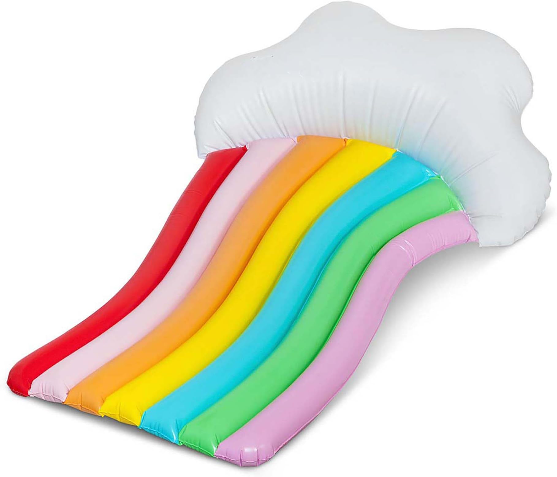 Three Houses Giant Inflatable Pool Rainbow Floaty Lilo Lounge, Cloud ...