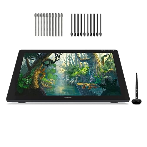 HUION Kamvas 24 Plus QHD Graphic Drawing Tablet with Full-Laminated QD ...