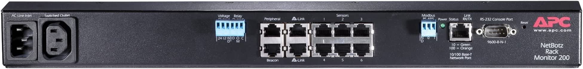 Amazon.com: Netbotz Rack Monitor 200 (with 120/240V Power Supply ...