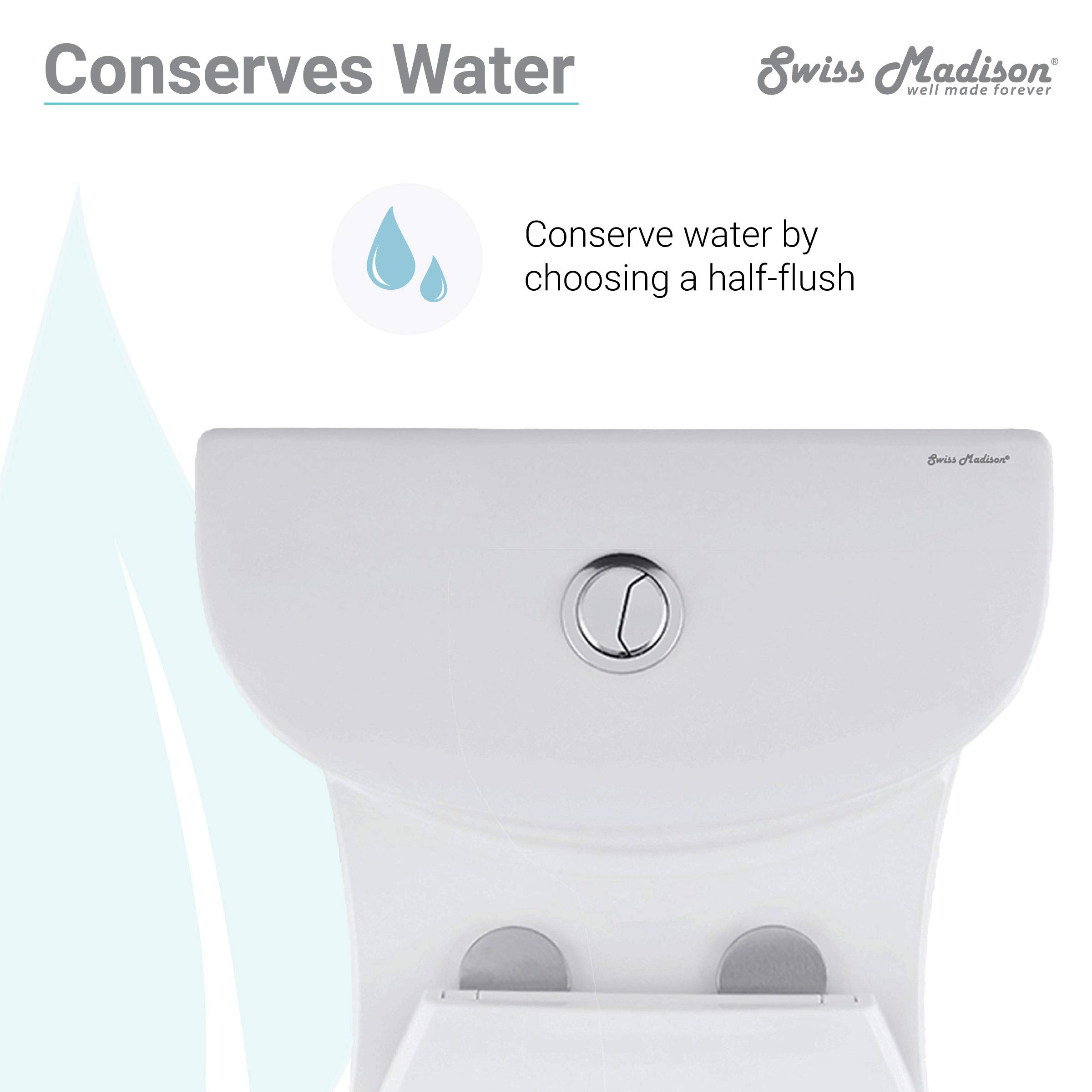 Swiss Madison Well Made Forever SM-1T205 Sublime One Piece Elongated ...