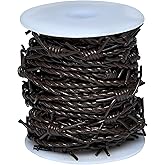Amazon.com: Artificial Barbed Wire Ribbon Trim Real Leather Cord for ...