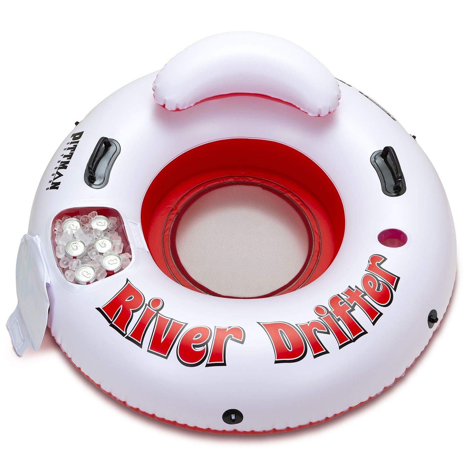 Mua River Drifter Inflatable Water Float Tube with Ice Chest Cooler, 1 ...