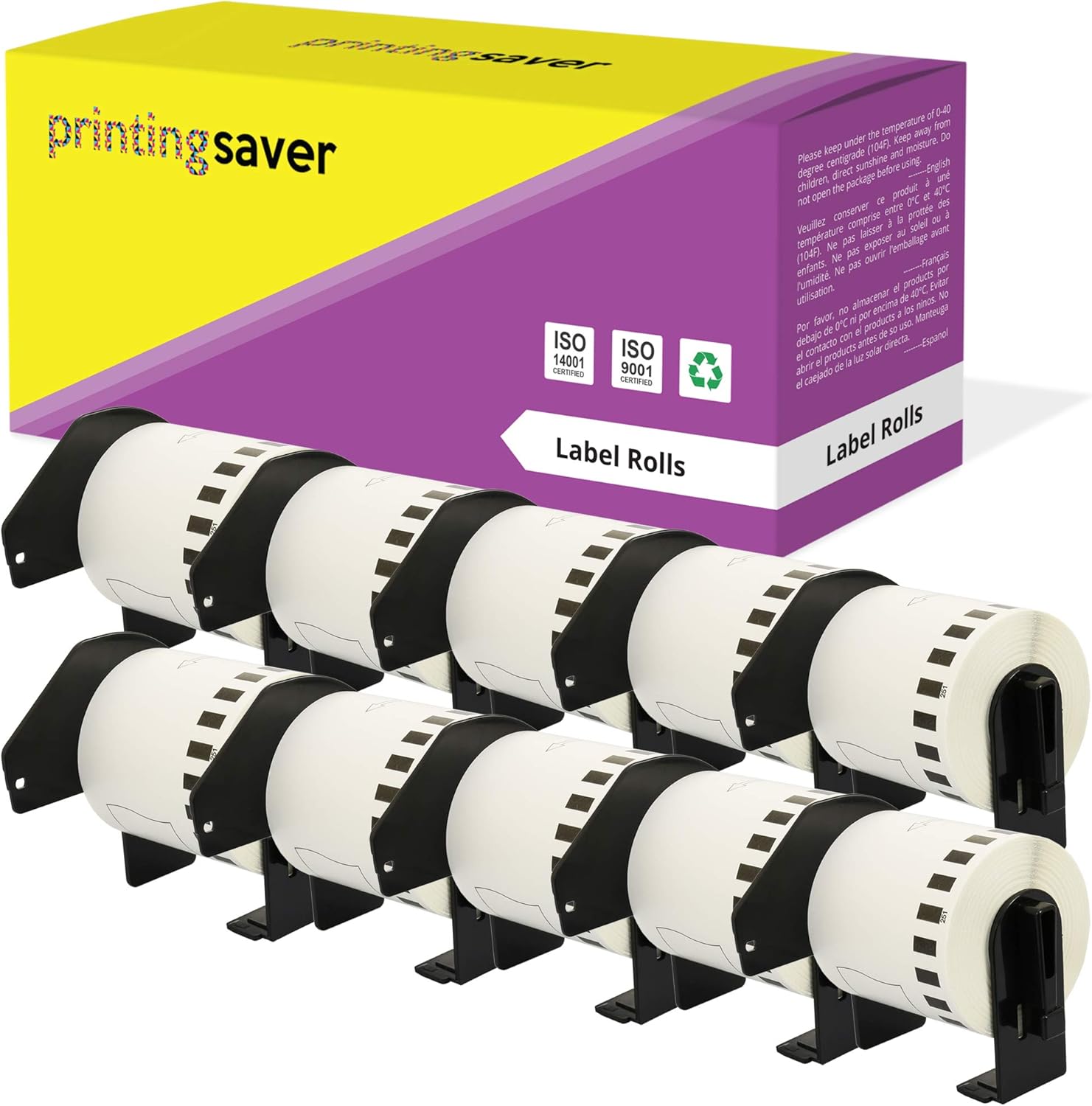 Labels & Stickers 2 Compatible Rolls DK22251 DK-22251 62mm x 15.24m ...