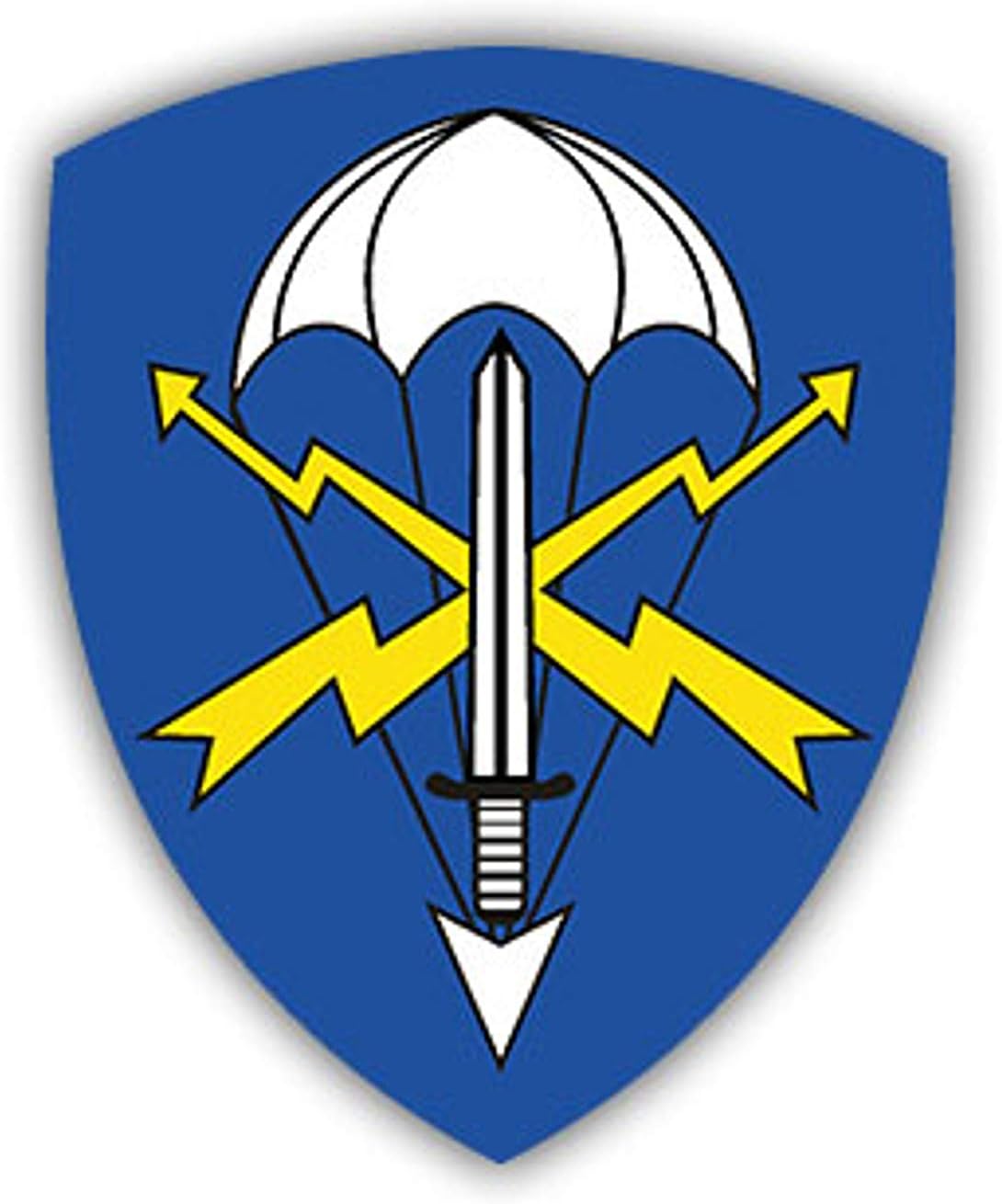 Aufkleber/Sticker KSK Fernmeldekompanie BW Abzeichen Spezialeinheit ...