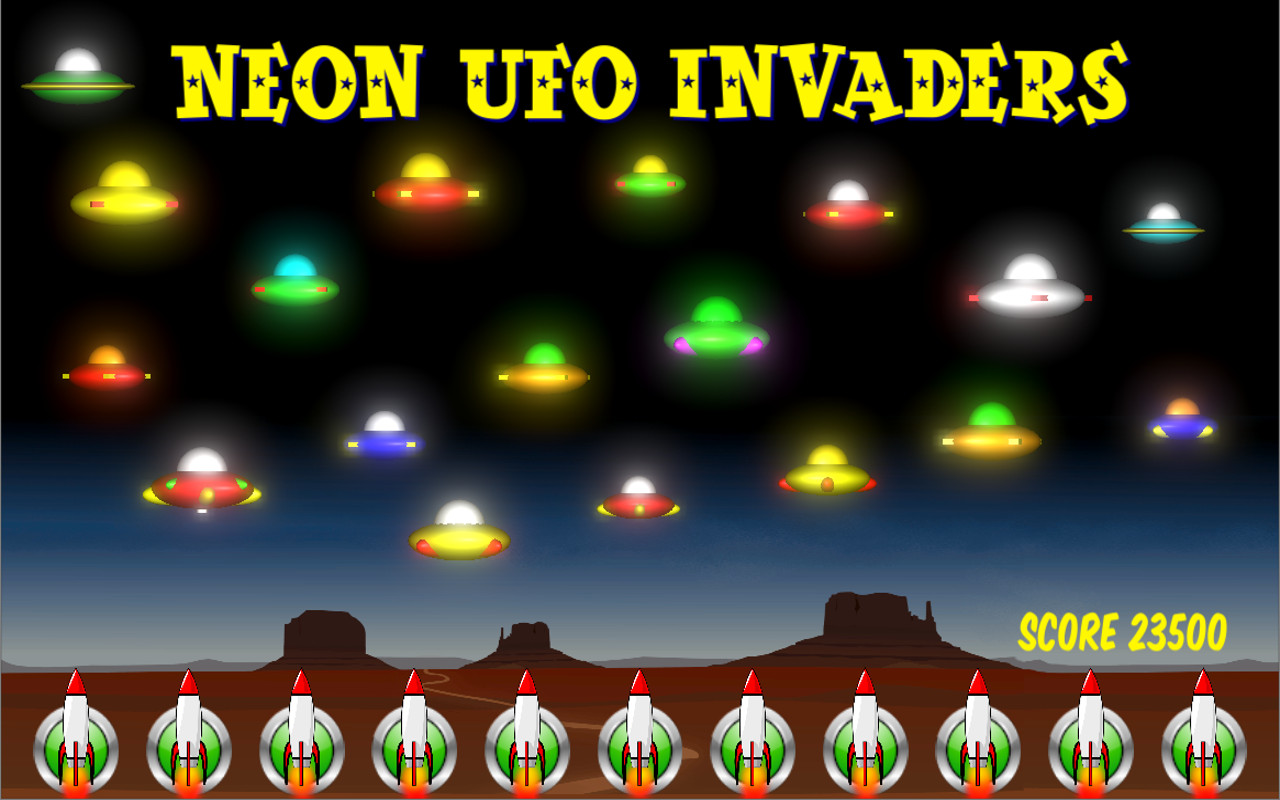 Neon UFO Invaders from Space Pro:Amazon.ca:Appstore for Android