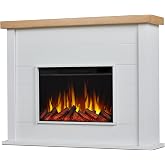 Amazon.com: Real Flame Anika 49" Electric Fireplace with Mantel for ...