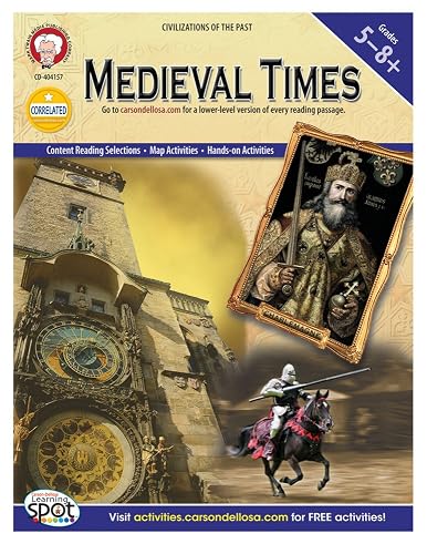 Mark Twain Medieval Times World History Book, Social Studies Workbook ...