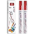 Amazon.com: TFIVE Red Permanent Paint Marker Pens - 2 Count Oil Based ...