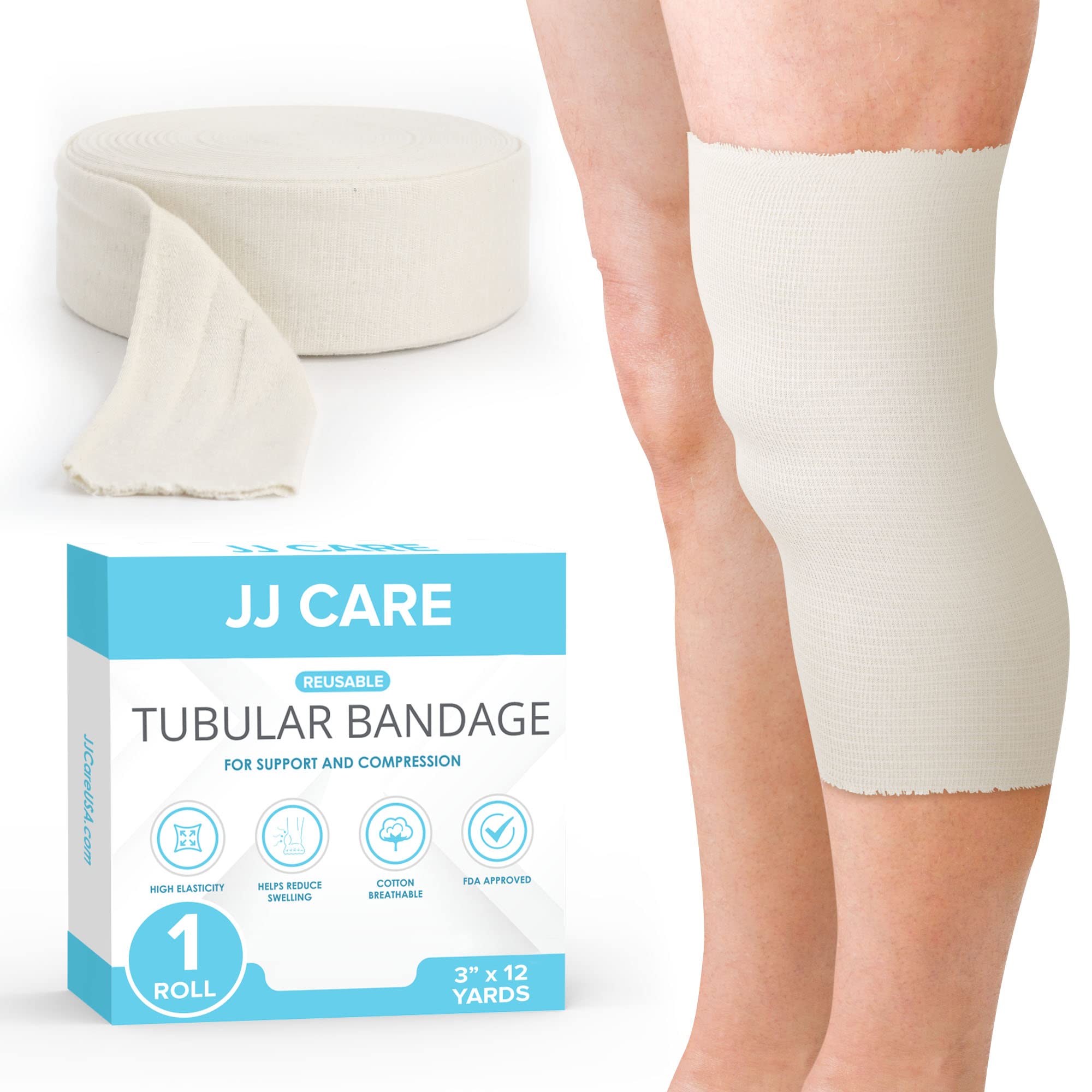 Mua JJ CARE Tubular Bandage, 3” x 12 Yards Stockinette Tubing for Upper ...