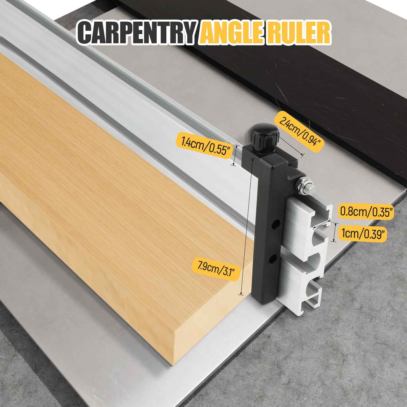 Mua Bothyi Precision Table Saw Miter Gauge System with Miter Fence, 120 ...