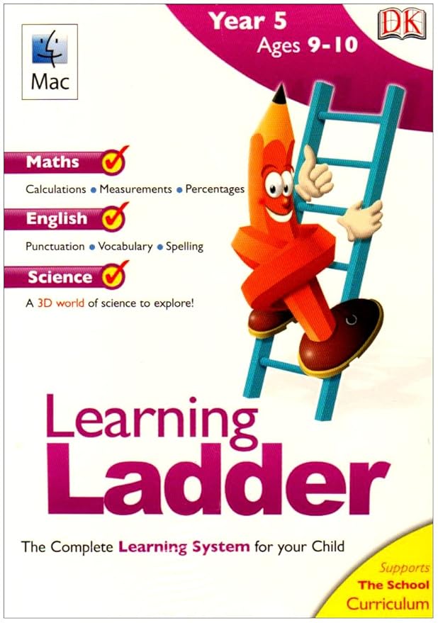 Learning Ladder Year 5 (Ages 9-10) (Mac CD): Amazon.co.uk: Software