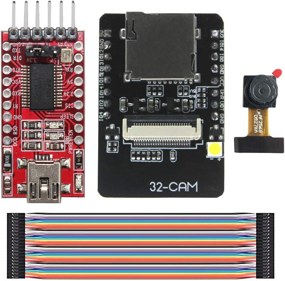 KeeYees 2 Set Camera WiFi + Bluetooth Module 4M PSRAM Dual-core 32-bit CPU Development Board ...