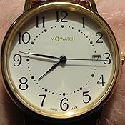 M WATCH Swiss Made Timeless Elegance Damen-/ Herren-Uhr, Weisses ...