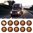 Amazon.com: FXC 10 x 3/4" Strobe Side Marker Lights LED Yellow Lens ...