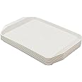 Amazon.com: Eagrye 6-Pack Fast Food Serving Trays, Rectangle Plastic ...