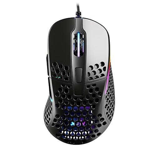 XTRFY M4 RGB, Ultra-Light Wired Gaming Mouse, Ergonomic Design for ...