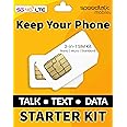 Amazon.com: SpeedTalk Mobile Universal SIM Card Starter Kit for 5G 4G ...