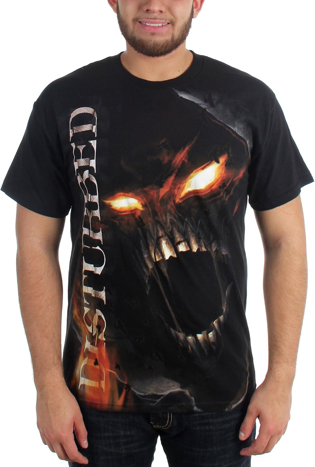 Disturbed - Outrage Mens T-Shirt In Black, Medium, Black: Amazon.co.uk ...