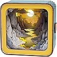 Amazon.com: WOODBESTS 3D Puzzle Nightlight (Sunset) 3D Wooden Puzzles ...