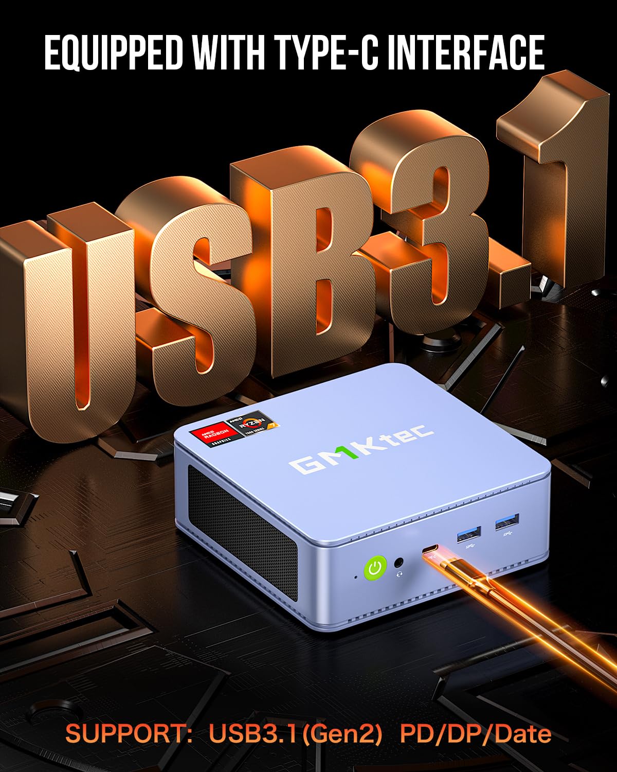 Mua GMKtec Nucbox M5 Plus Gaming Mini PC - AMD Ryzen 7 5825U Windows 11 ...