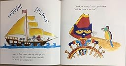 Amazon.com: Pete the Cat and the Treasure Map (9780062404411): James ...