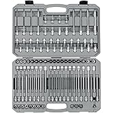 TEKTON 1/4 Inch Drive Hex, Torx, Phillips, Slotted, Square Bit Socket Set with Case (44-Piece ...