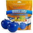 BluApple Produce Saver 2-Pack - Keeps Fruits & Vegetables Fresh Longer ...