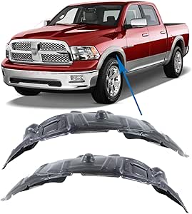 Amazon.com: New Set of 2 Front Splash Shield Inner Fender Liner Left ...