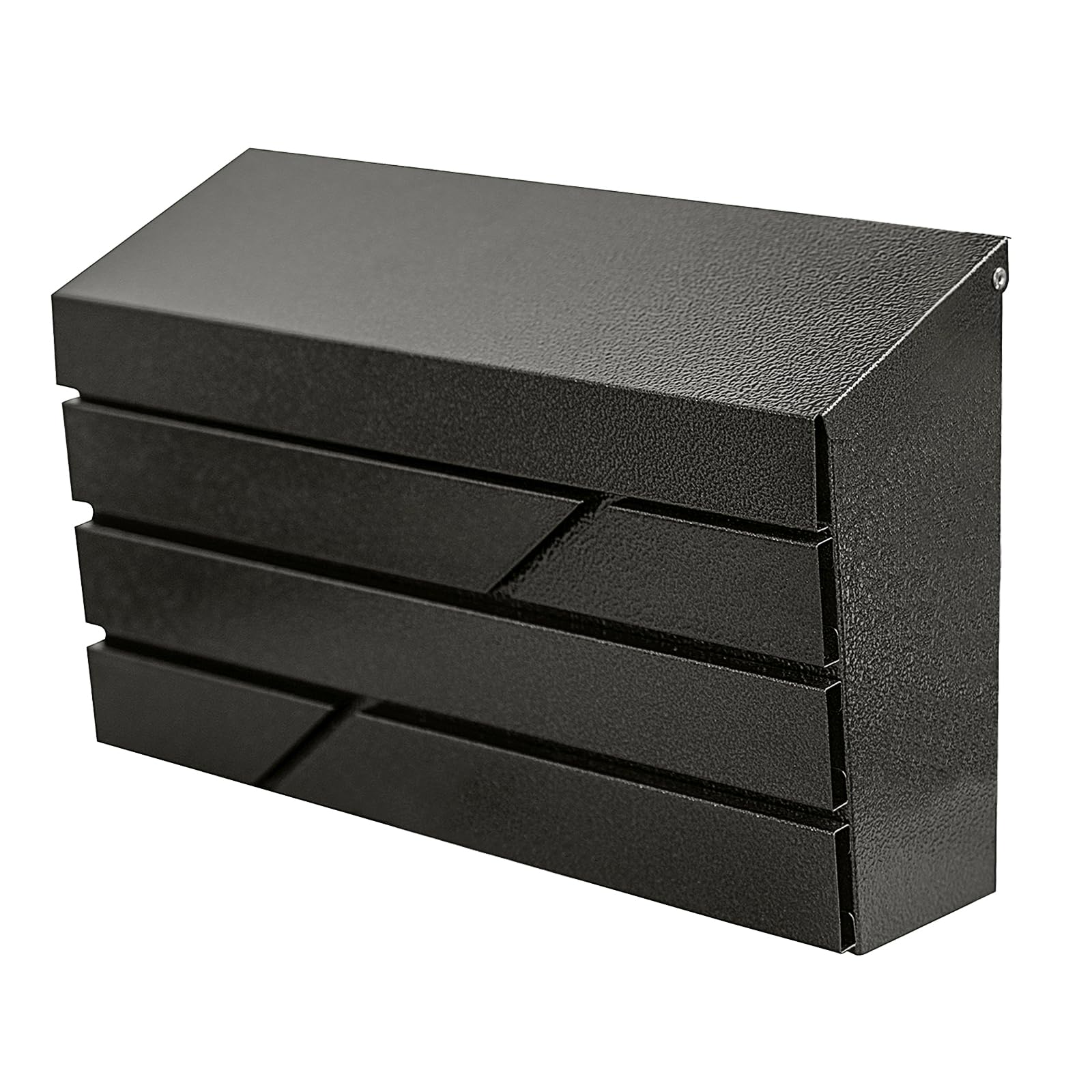 YOOBOX Wall Mount Mailbox for House Outside, Large Capacity Mailbox ...