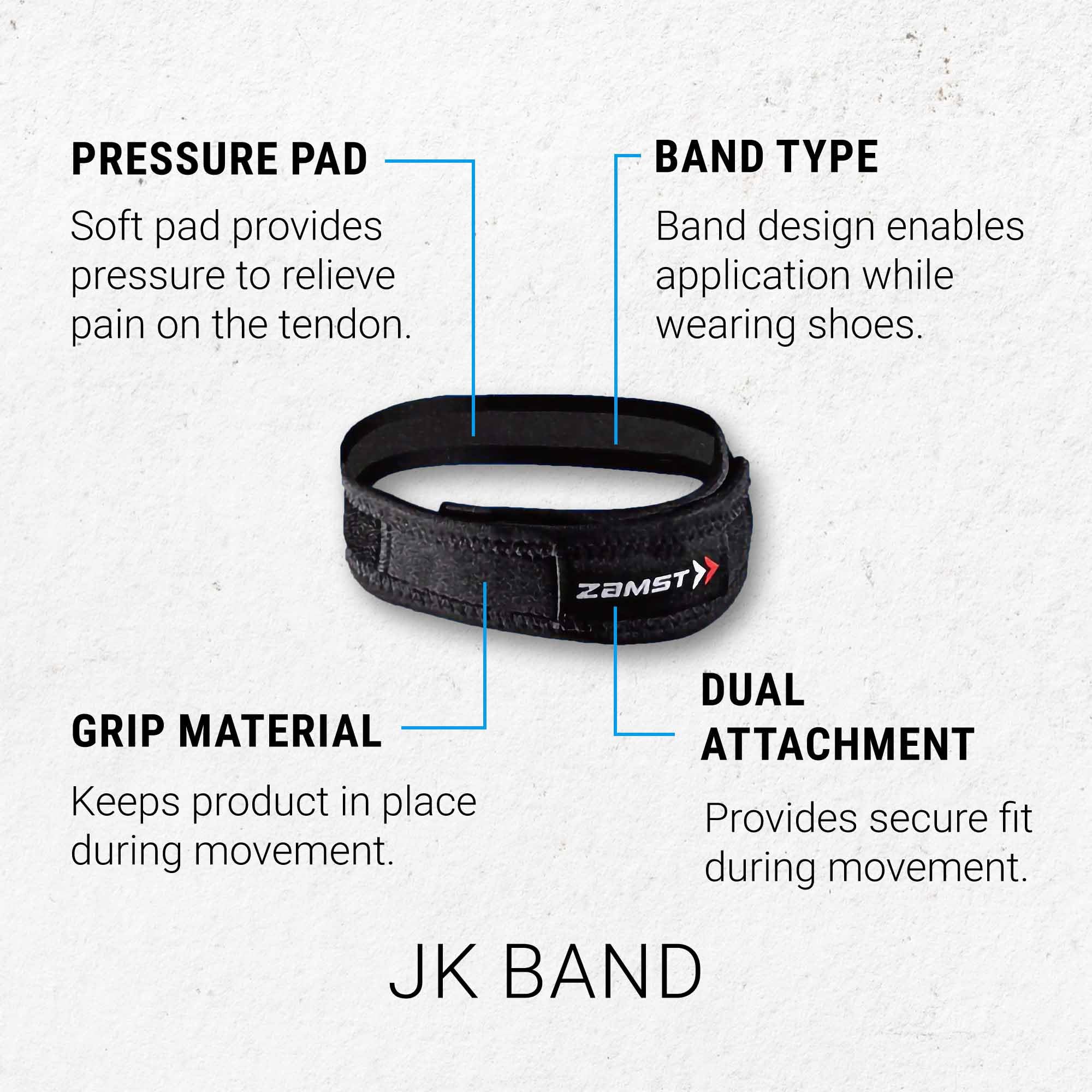 Mua Zamst JK Band Sports Patella Band With Pressure Pad Relieving Pain ...