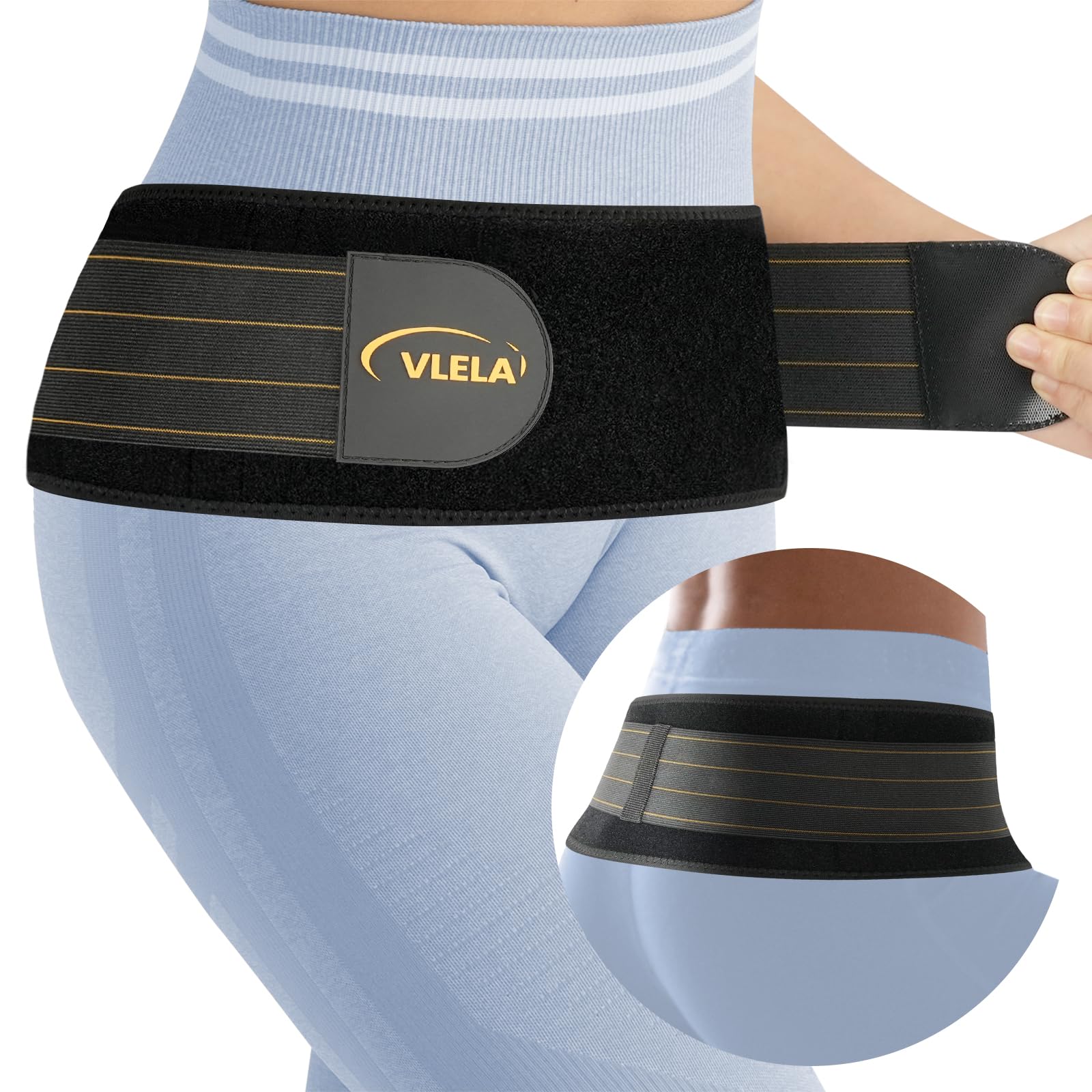 Vlela Si Belt -Sacroiliac Belt Women?Si Joint Belt Hip Brace for ...